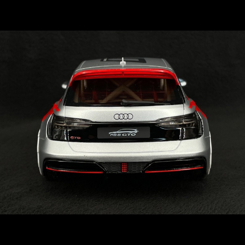 Audi RS6 GTO Concept 2020 Grey / Black / Red 1/18 GT Spirit GT373