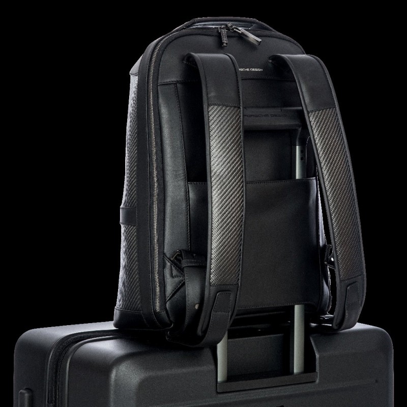 Exclusive Porsche Design Backpack Carbon / Leather Black Carbon ...