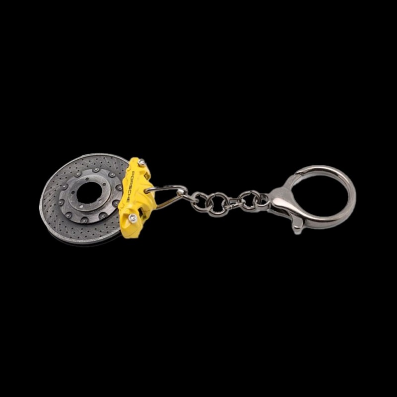 Porsche brake disc keyring Low Price yellow WAP0503700PSAB