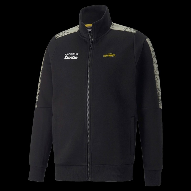 Porsche Turbo Jacket Puma Black / Yellow 534837-01 - men
