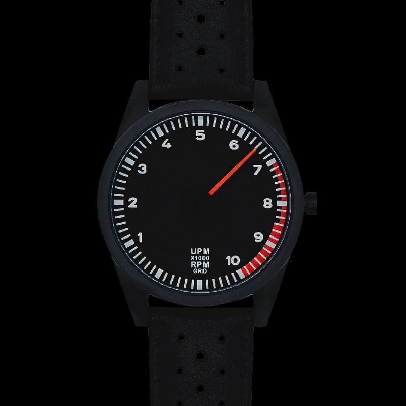 Tachometer watch Ford RS 200 Cosworth single-hand 7000 rpm Black ...