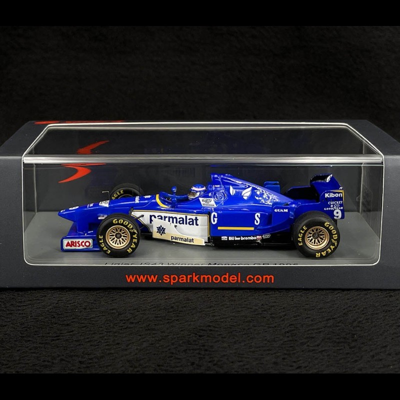 Olivier Panis Ligier JS43 n° 9 Vainqueur GP Monaco 1996 F1 1/43 Spark S7413