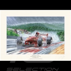 Poster Michael Schumacher - Keep Fighting 2023 Classic edition