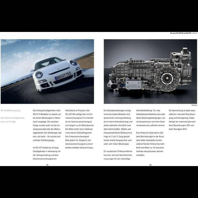 Porsche Brochure Der Neue 911 GT3 RS und 911 GT3 07/2006 in German ...