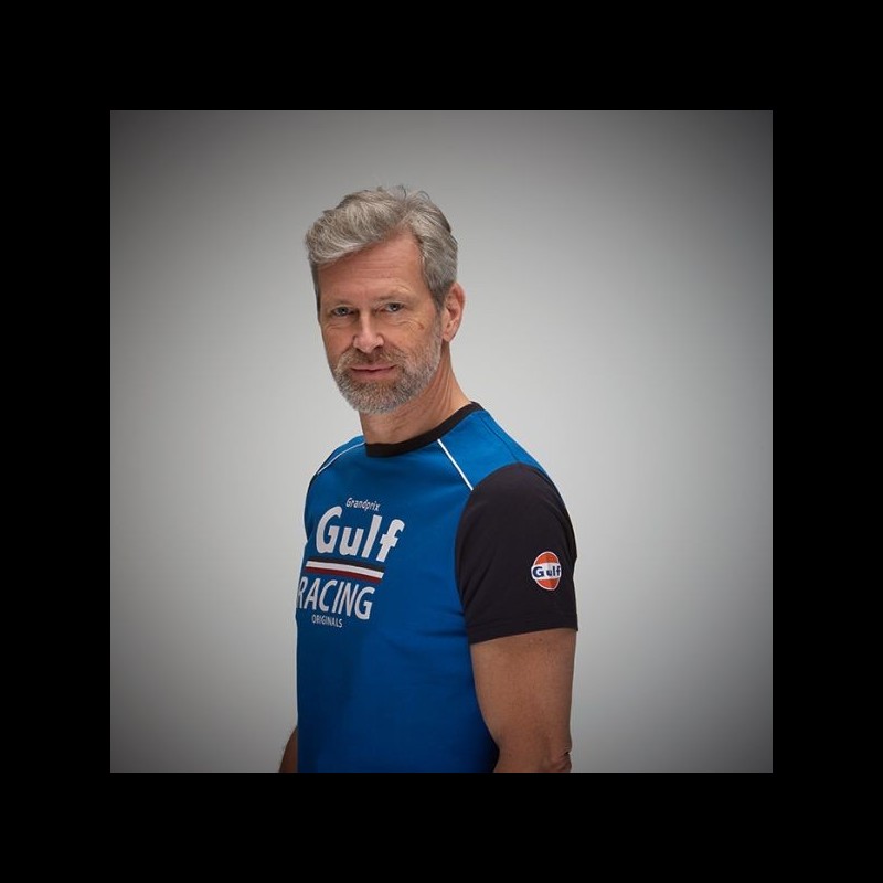 Gulf Racing T-shirt Original Graphic Blau - herren