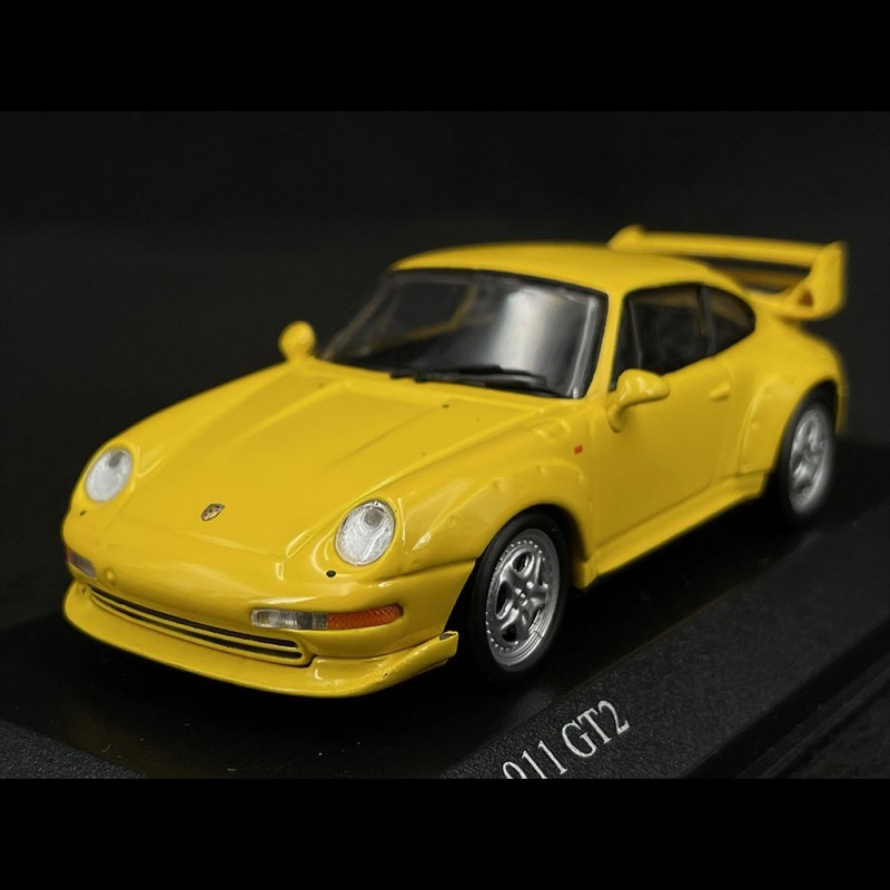 Porsche 911 GT2 Type 993 1995 Speed Yellow 1/43 Minichamps 430065004
