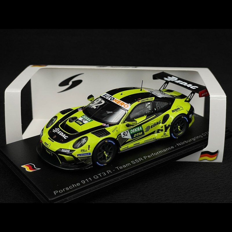 Porsche 911 GT3 R Type 991 n° 92 DTM Nürburgring 2021 1/43 Spark SG806