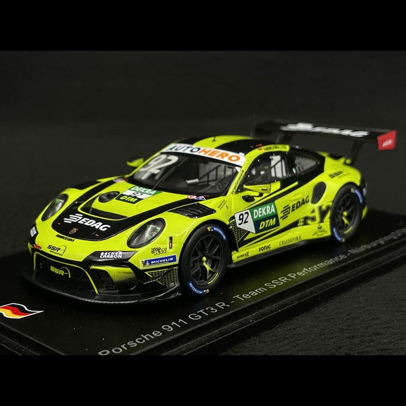 Porsche 911 GT3 R Type 991 n° 92 DTM Nürburgring 2021 1/43 Spark SG806