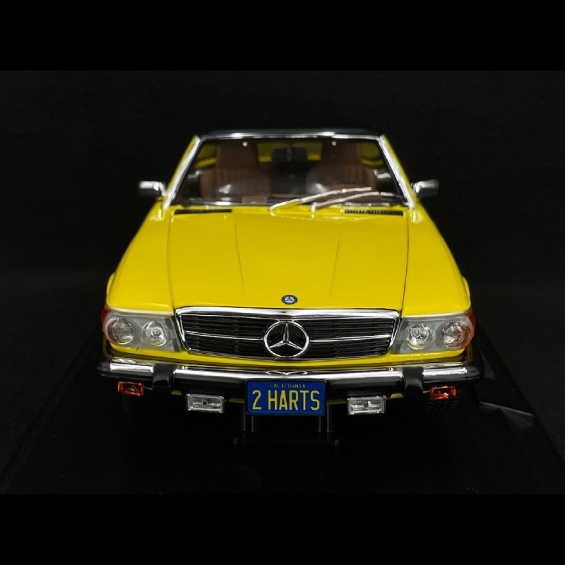 Mercedes-Benz 450 SL US Version 1979 Yellow "Hart to Hart" 1/18 Norev ...