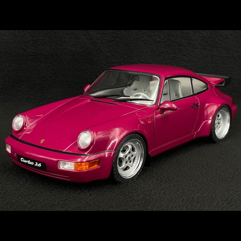 Porsche 911 Turbo 3.6 Type 964 1993 Rubystone Red 1/18 Solido S1803406