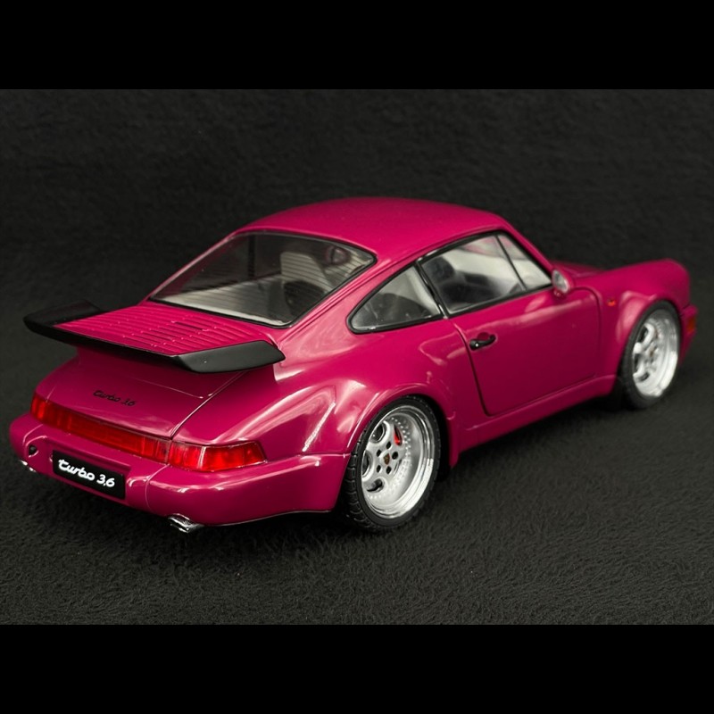 Porsche 911 Turbo 3.6 Type 964 1993 Rubystone Red 1/18 Solido S1803406