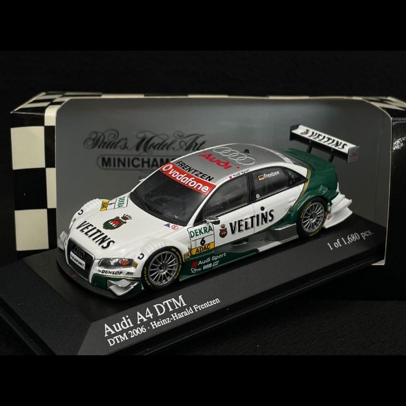 Audi A4 DTM Team Abt Sportsline n° 6 DTM 2006 1/43 Minichamps 400069606