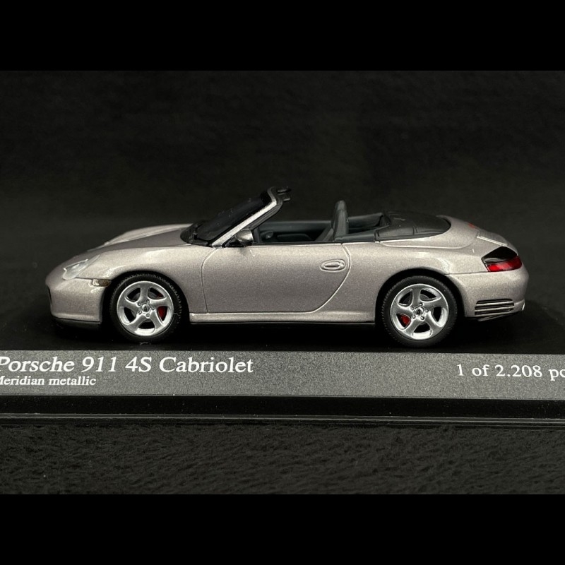Porsche 911 Carrera 4S Cabriolet Type 996 2003 Gris Méridian Métallique ...