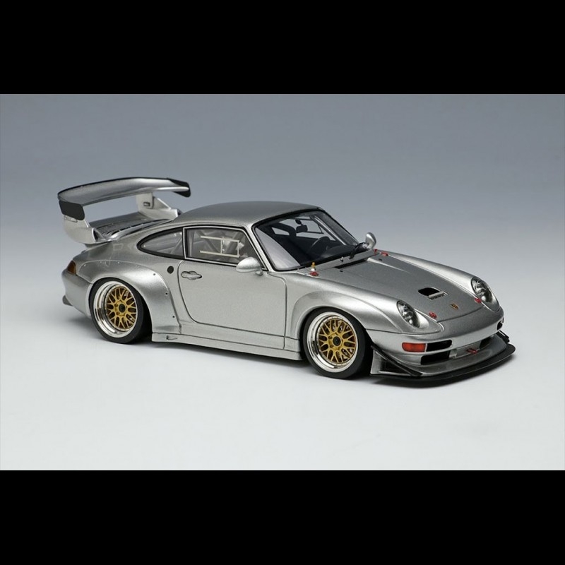 Porsche 911 GT2 EVO Type 993 1998 Arcticsilber 1/43 Make Up VM131C
