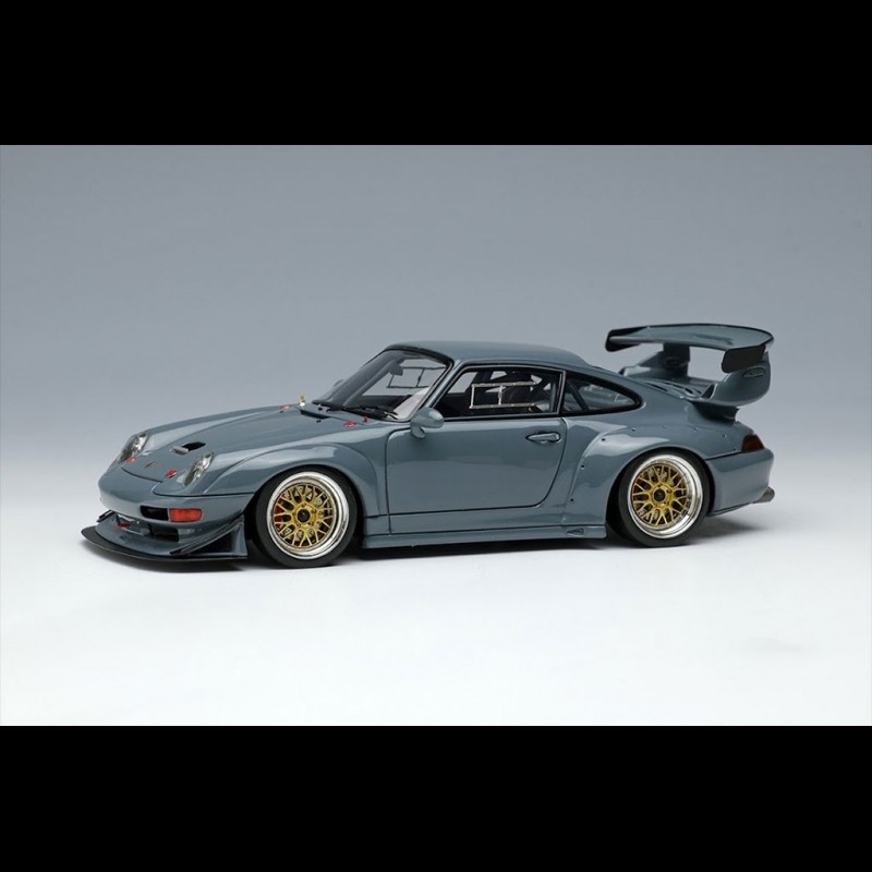 Porsche 911 GT2 EVO Type 993 1998 Schiefergrau 1/43 Make Up VM131E