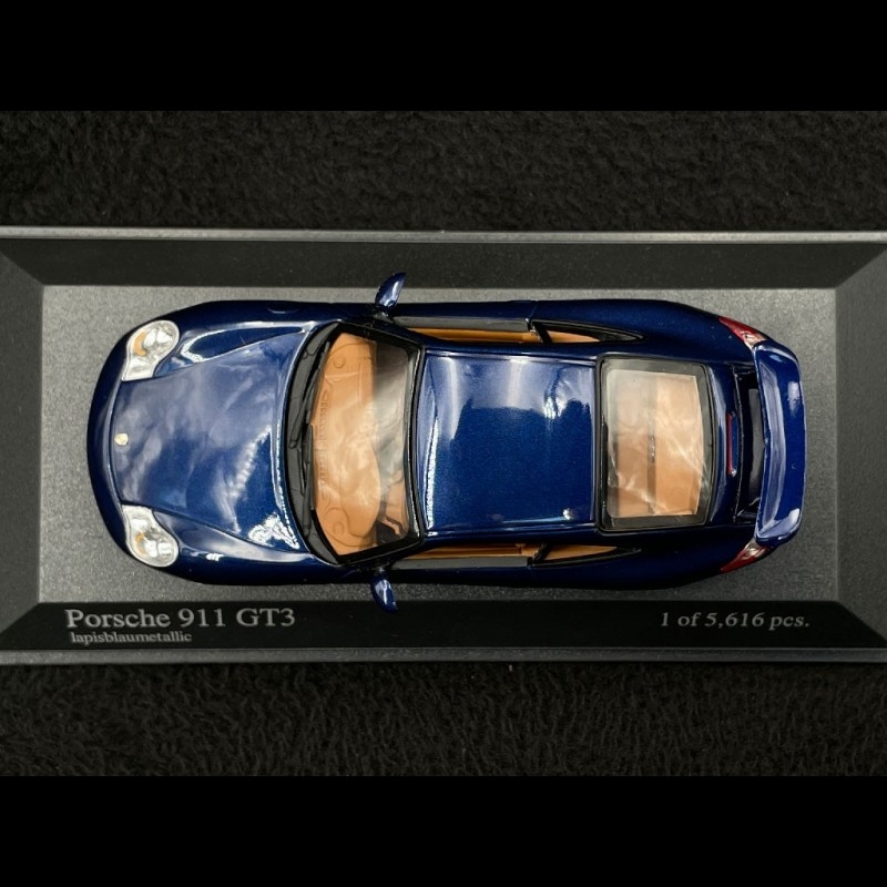 Porsche 911 GT3 type 996 2003 blue Lapis 1/43 Minichamps 400062021