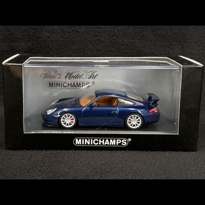 Porsche 911 GT3 type 996 2003 blue Lapis 1/43 Minichamps 400062021