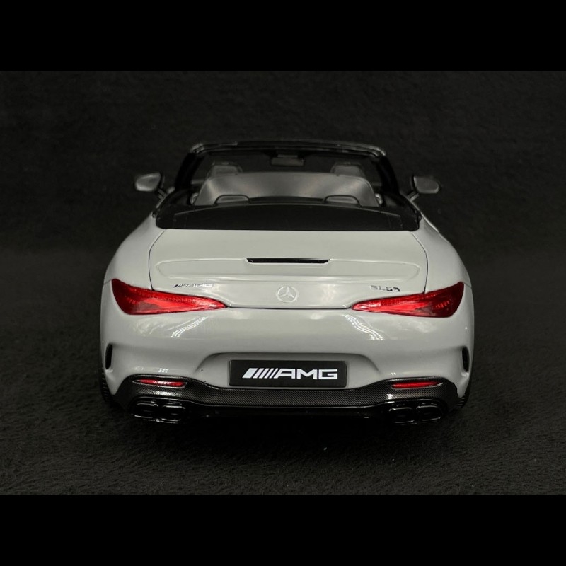 Mercedes-Benz AMG SL 63 4Matic+ 2022 Gris Alpin 1/18 Iscale 18208 / 180053