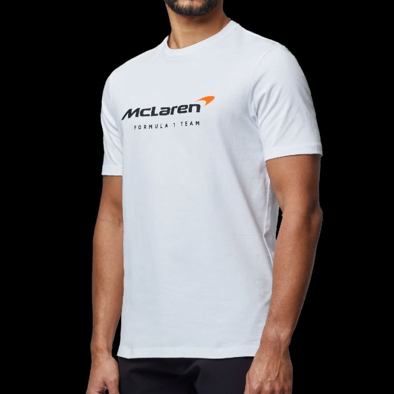 McLaren T-shirt F1 Team Norris Piastri Core Essential White - men