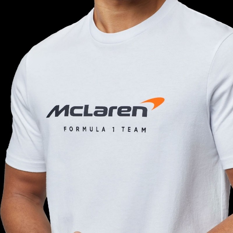 McLaren T-shirt F1 Team Norris Piastri Core Essential White - men