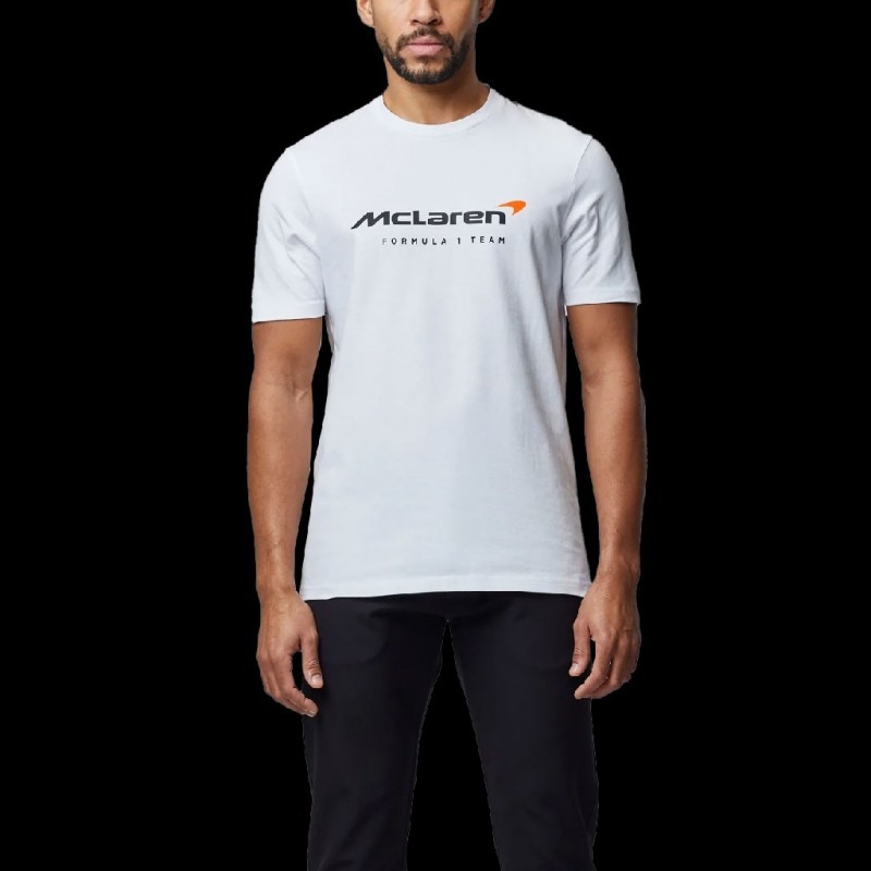 McLaren T-shirt F1 Team Norris Piastri Core Essential White - men