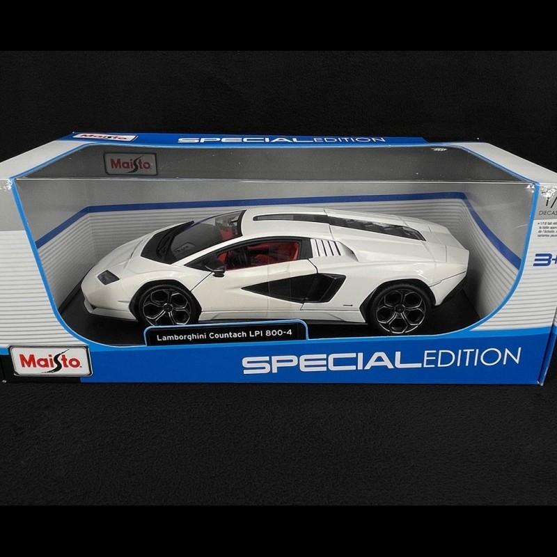 Lamborghini Countach LPI 800-4 2022 Weiß Impact White 1/18 Maisto 31459
