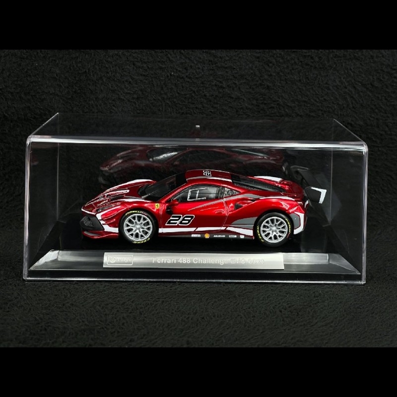 Ferrari 488 Challenge Evo Racing 2020 Red Rosso Corsa 1/43 Bburago 36309