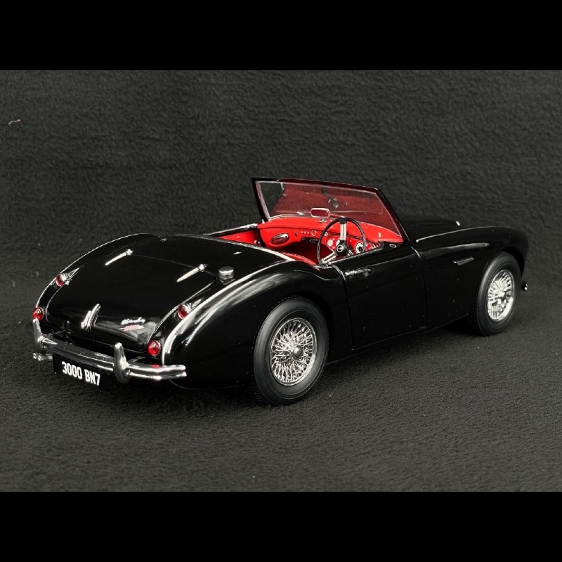 Austin Healey 3000 Mk 1 1960 typ BN7 Schwarz 1/18 Kyosho KYO8149BK