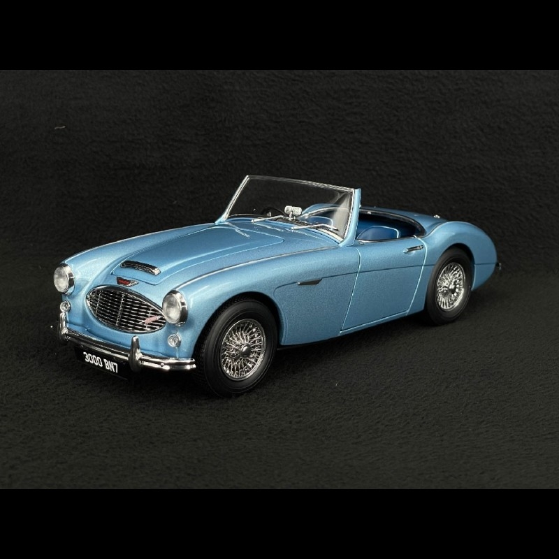 Austin Healey 3000 Mk 1 1960 type BN7 Healey blue 1/18 Kyosho KYO8149HB