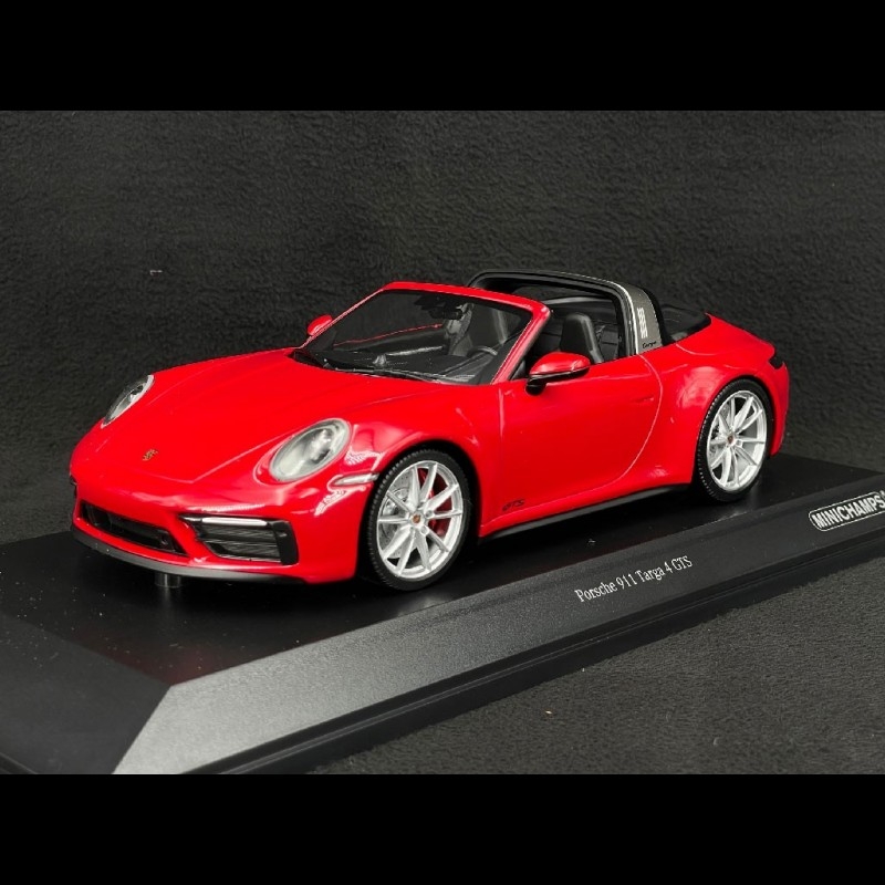 Porsche 911 Targa 4 GTS 2021 Type 992 Rouge Carmin 1/18 Minichamps ...