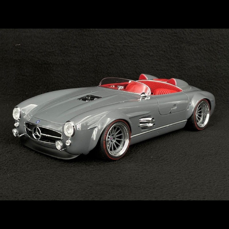Mercedes 300 SL S-Klub Speedster by Slang500 & Jon Sibal 2021 Grau 1/18 ...