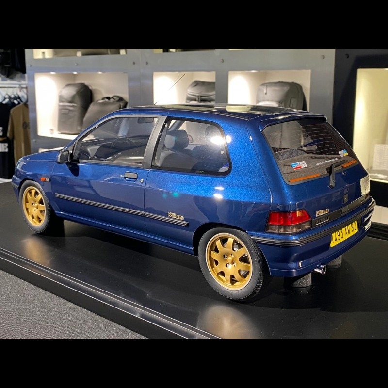 Renault Clio Williams Sport 1993 Blue Gold Wheels 1/8 GT Spirit GTS801201