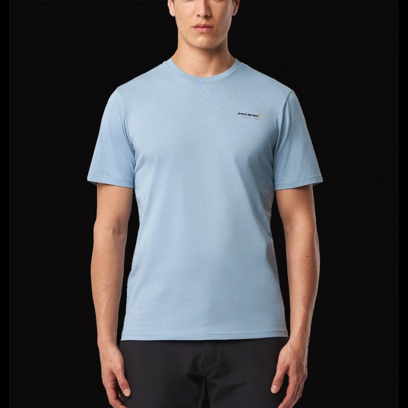 McLaren T-shirt F1 Team Norris Piastri Monaco Slogan Light Blue TM1465 ...