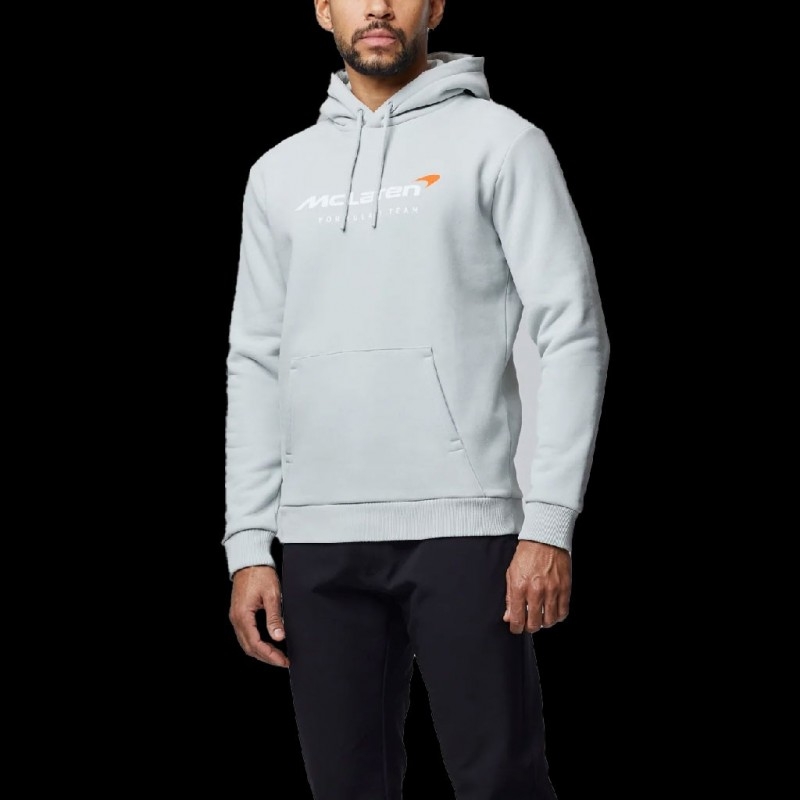Sweat McLaren F1 Team Norris Piastri Hoodie Core Essentials Gris Orage - homme