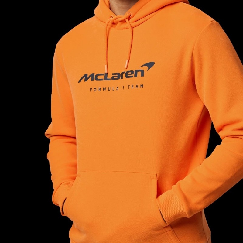 McLaren Sweat F1 Team Norris Piastri Hoodie Core Essentials Papaya ...