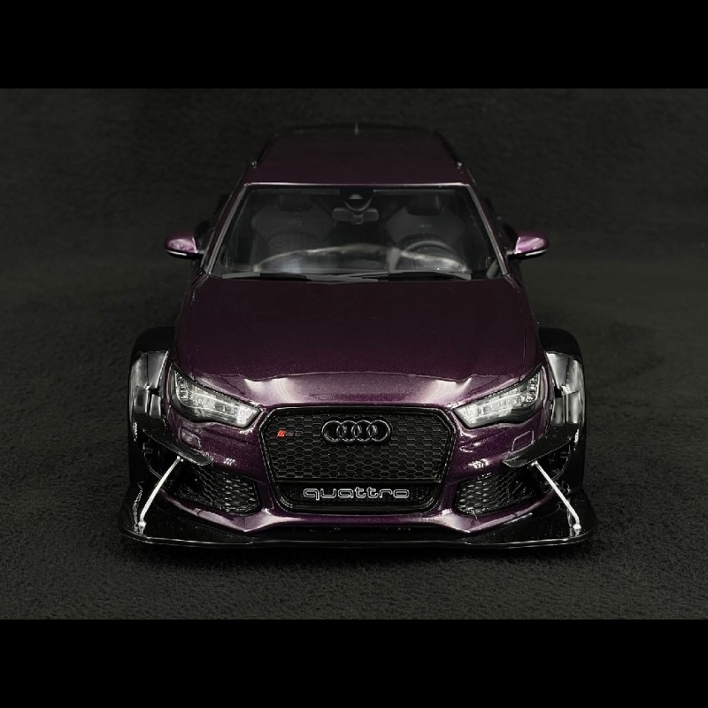 Audi RS6 Avant C7 Body Kit 2018 violet 1/18 GT Spirit GT864