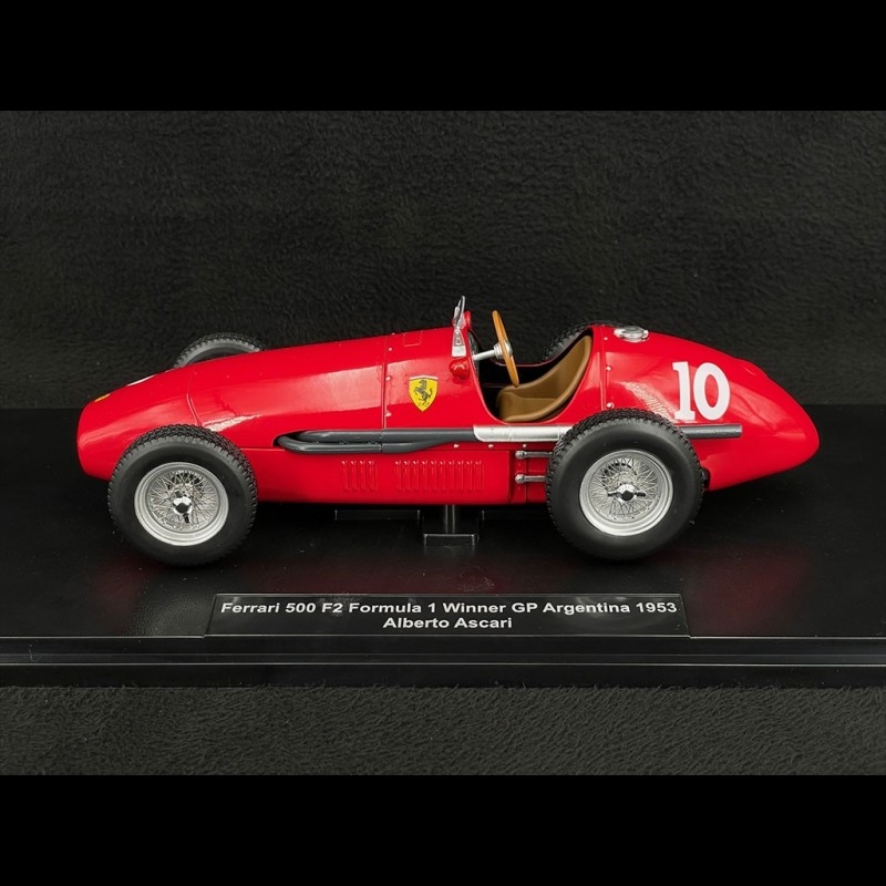 Ferrari 500 F2 Sieger GP Argentine 1953 Weltmeister Ascari n°10 1/18 CMR CMR199