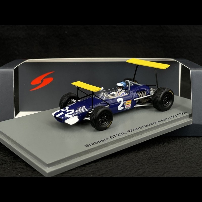 Brabham BT23C n°2 Winner Buenos Aires F2 1968 1/43 Spark S7430