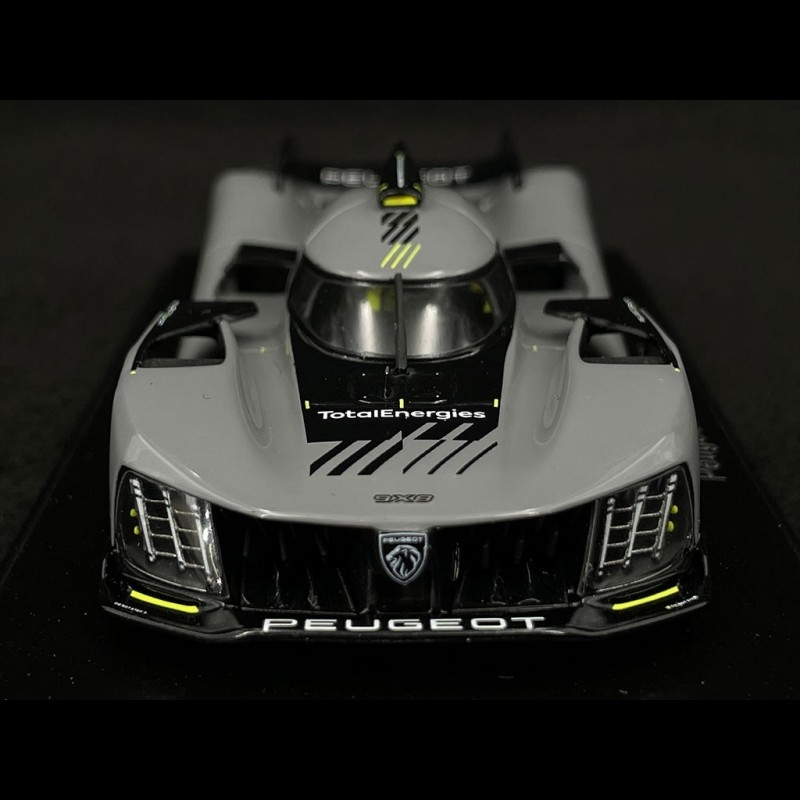Peugeot 9X8 Hypercar 2022 Dark Grey 1/43 Spark S8610
