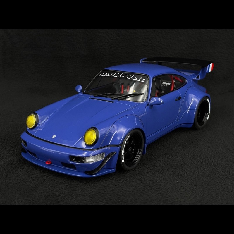 Porsche 911 RWB Body Kit Type 964 2017 Bleu Champagne 1/18 Solido S1807503
