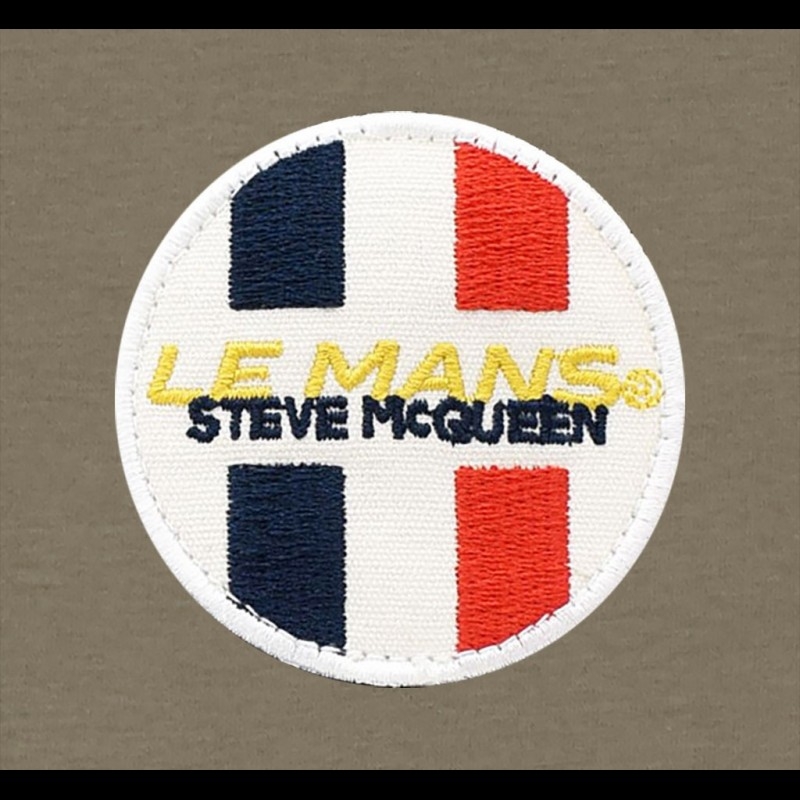 T-shirt Steve McQueen Bomber 24h du Mans Kaki Green SQ222TSM14-324 - men