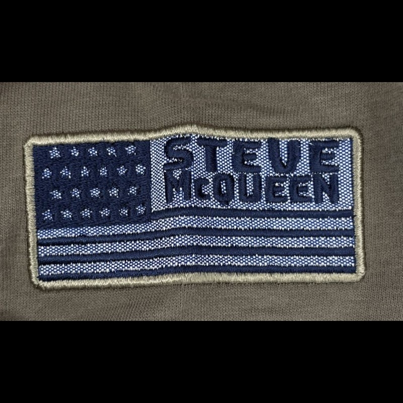 T-shirt Steve McQueen Bomber 24h du Mans Kaki Green SQ222TSM14-324 - men
