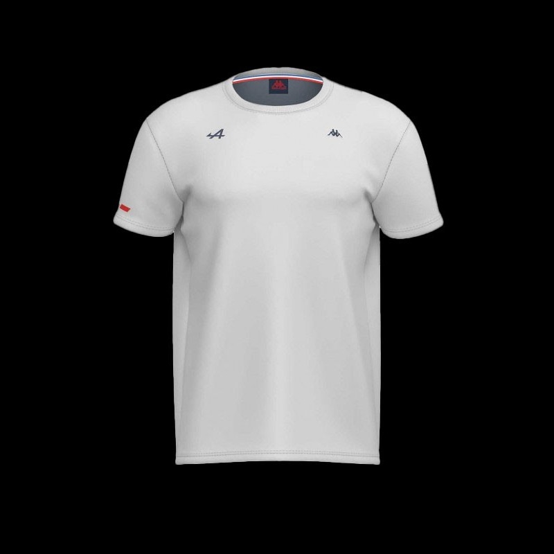 Alpine T-shirt F1 Team Kappa Luc White 67116IW-001 - men