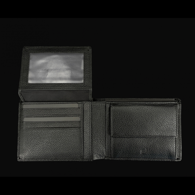 Porsche Design Wallet Trifold Card holder Leather Black Voyager Wallet ...
