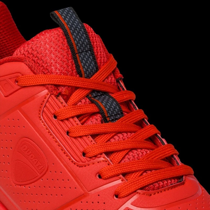 Chaussure Ducati Dino Sneakers Simili cuir Rouge DCSS21007-09 - Homme