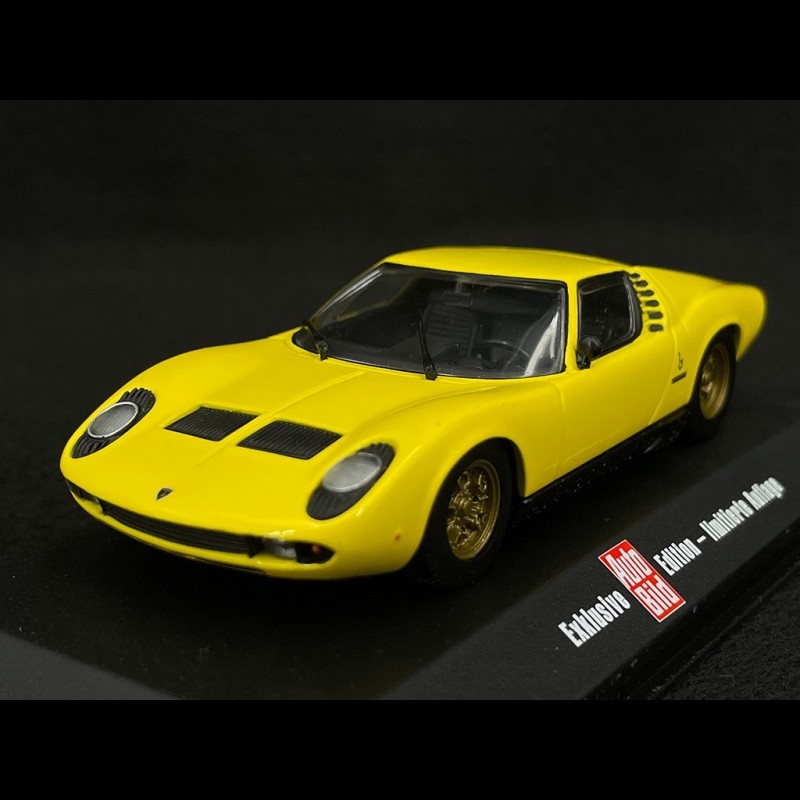 Lamborghini Miura 1966 Yellow Giallo Croma 1/43 Minichamps 430103006