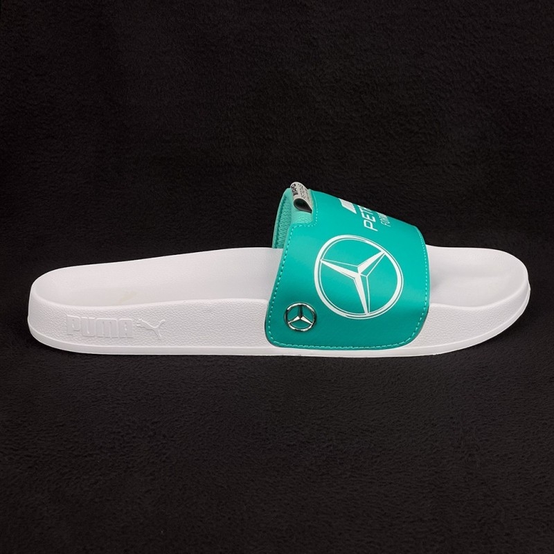 Sandales Mercedes AMG Petronas F1 Leadcat 2.0 by Puma Flip Flop Blanc ...