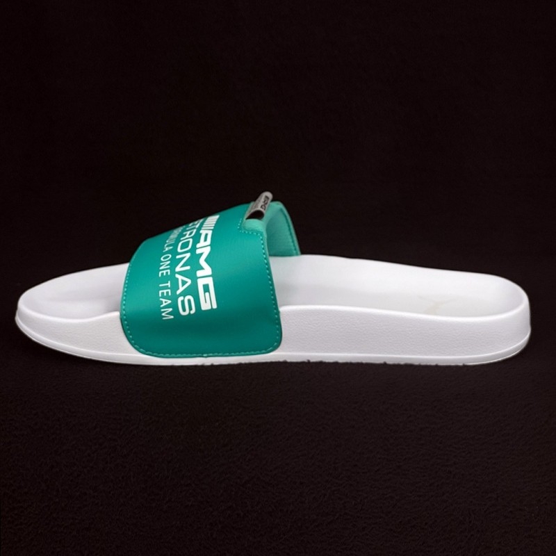 Mercedes Sandalen AMG Petronas F1 Leadcat 2.0 by Puma Flip Flop Weiß ...