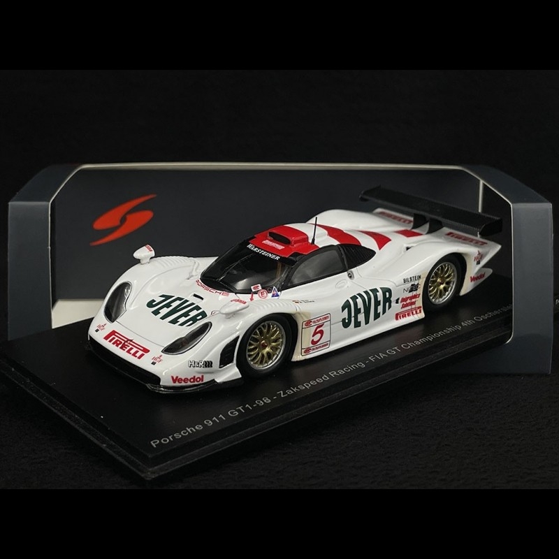 Porsche 911 GT1-98 Type 996 n° 5 500km Oschersleben 1998 1/43 Spark S5995