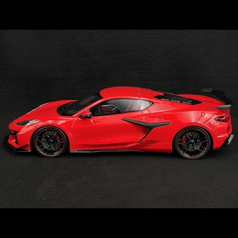 Chevrolet Corvette Z06 2023 Torch Red 1/18 Top Speed TS0411
